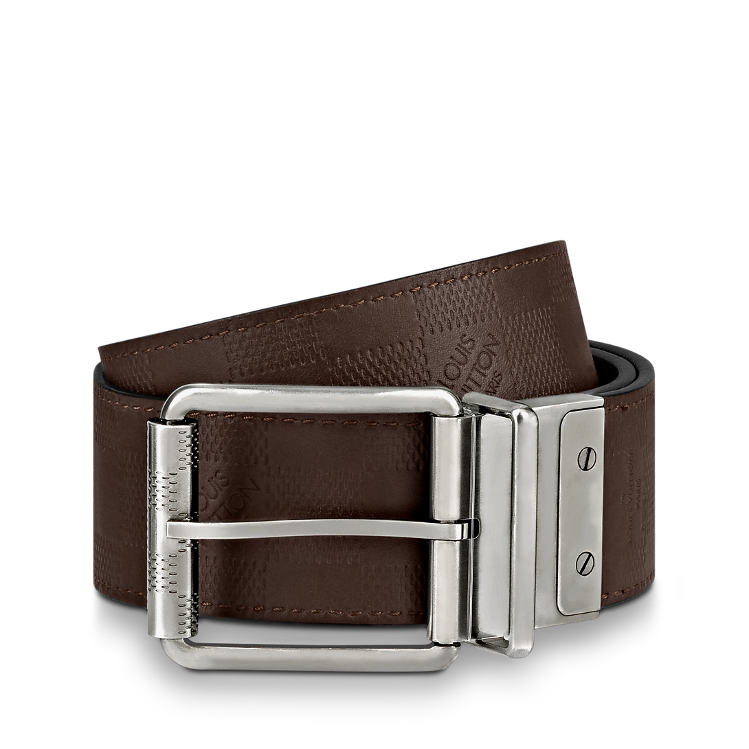 Cinturón Damier Reversible 40MM Piel Damier Infini - Accesorios M9150S | LOUIS VUITTON